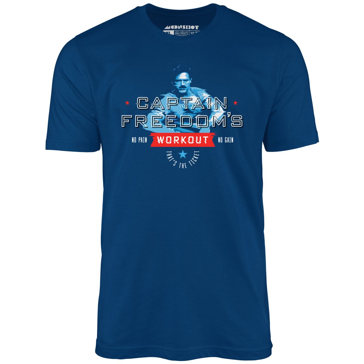 Running Man - Captain Freedom's Workout - Unisex T-Shirt – m00nshot