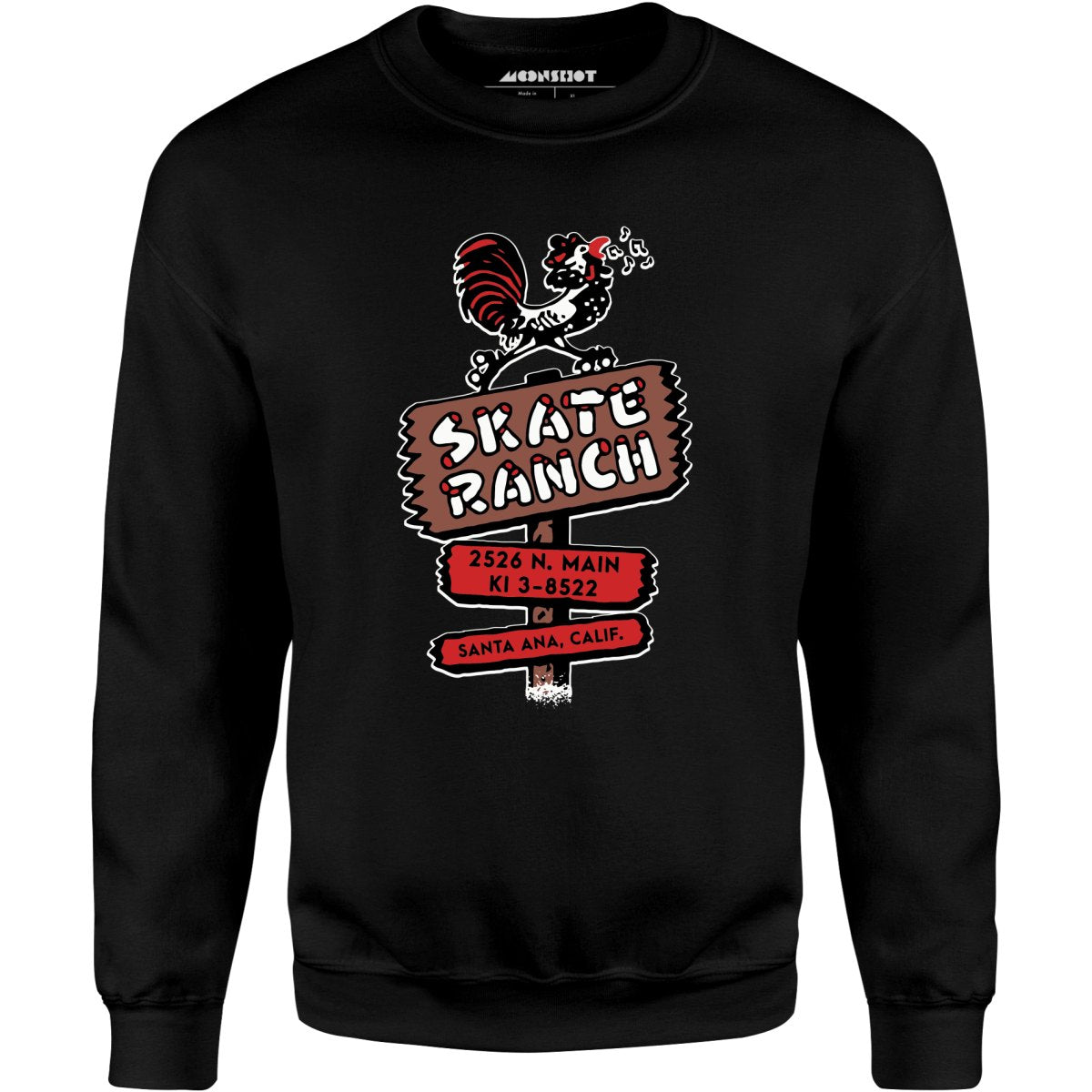Skate Ranch - Santa Ana, CA - Vintage Roller Rink - Unisex Sweatshirt ...