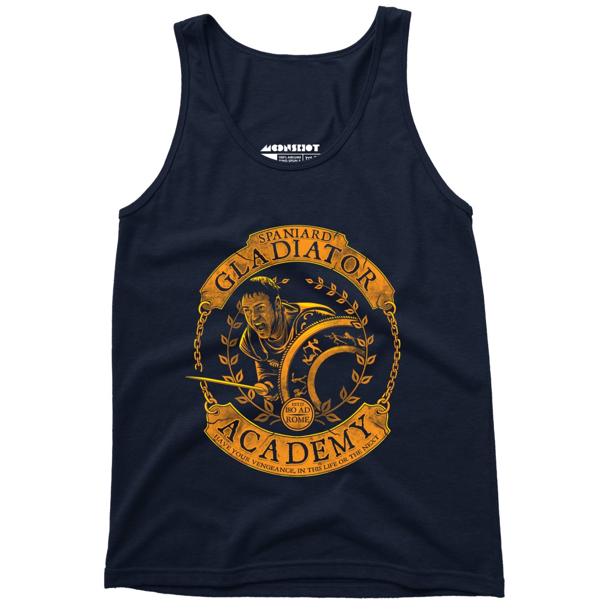 Spaniard Gladiator Academy - Unisex Tank Top – m00nshot