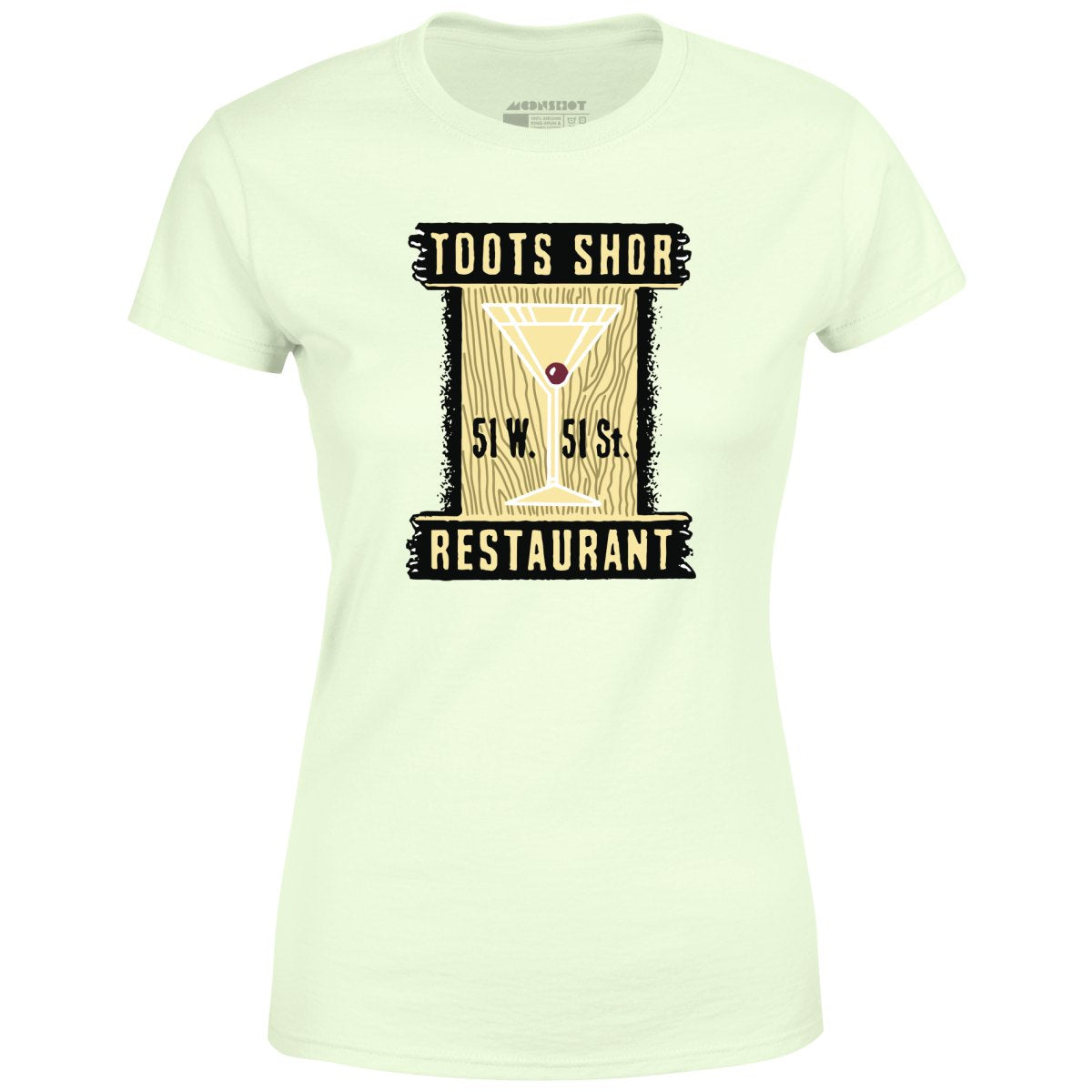 Toots Shor - Manhattan, NY - Vintage Restaurant - Women's T-Shirt ...