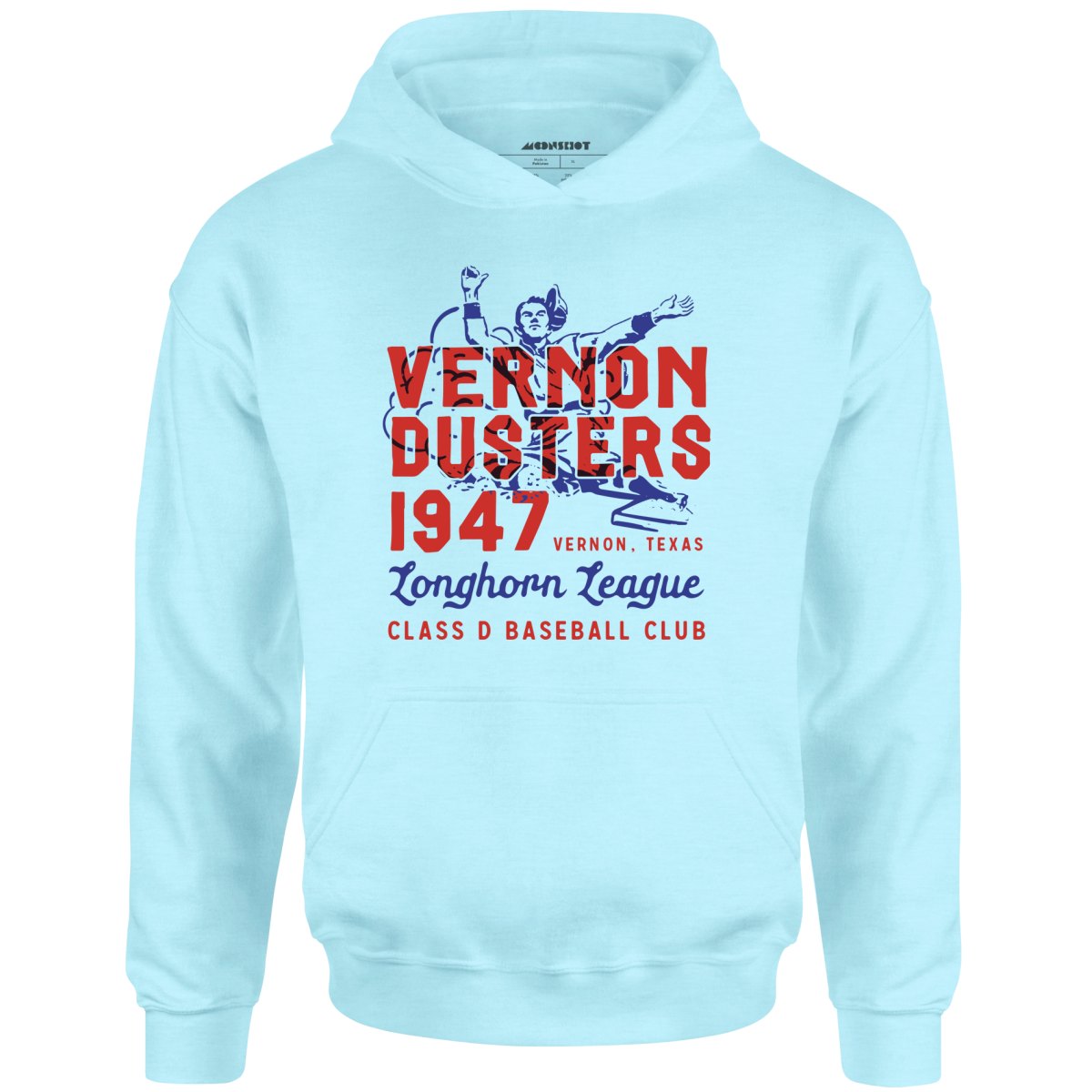Vernon Dusters - Texas - Vintage Defunct Baseball Teams - Unisex Hoodie ...