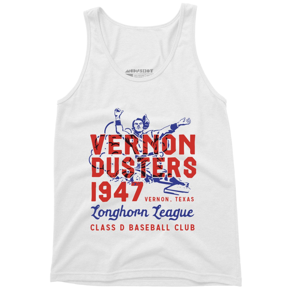 Vernon Dusters - Texas - Vintage Defunct Baseball Teams - Unisex Tank ...